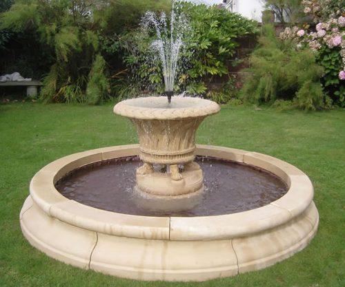 Jardineer Fountain, Medium Cambridge Double Pool Surround - Stone ...