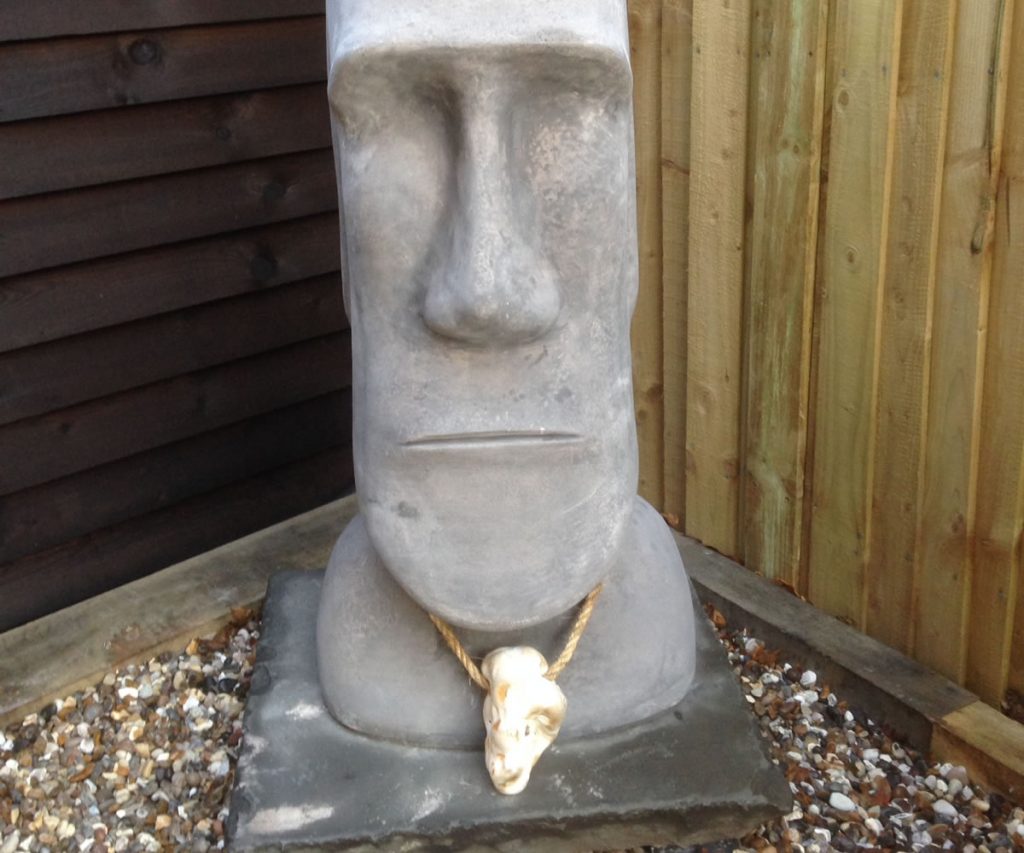 Extra Large Easter Island Head - Stone Garden Ornaments & Garden ...