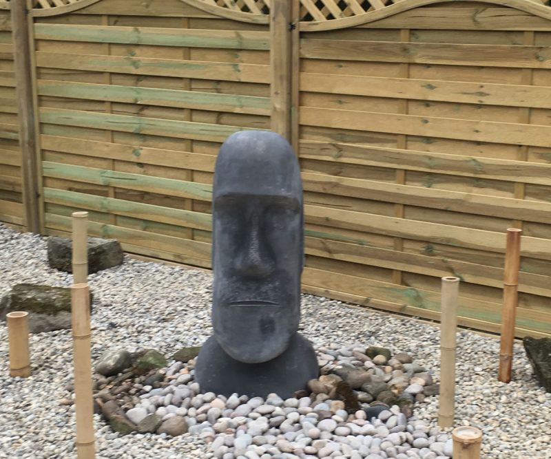 Extra Large Easter Island Head - Stone Garden Ornaments & Garden ...