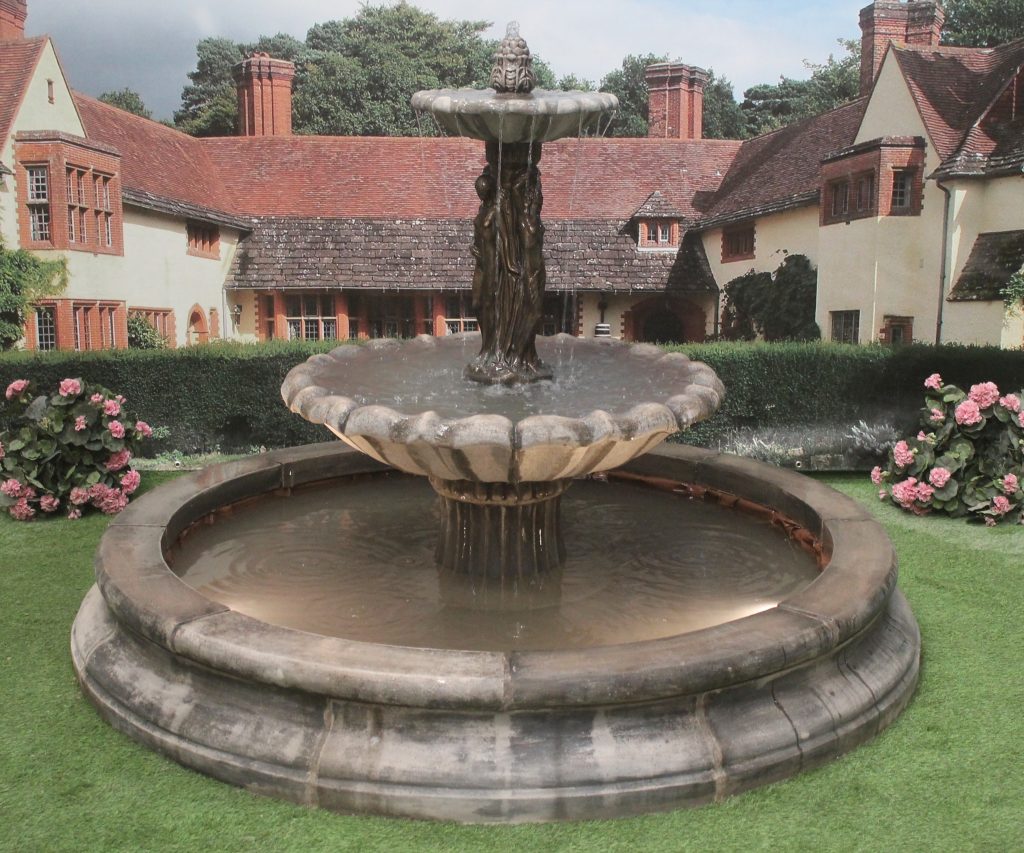 3 Graces Fountain with Medium Cambridge Pool Surround Larger Pools ...