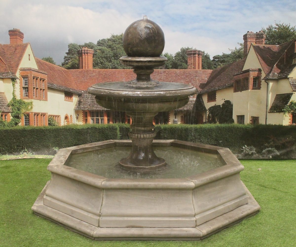 Edwardian Eye or Edwardian Ball Fountain with Small Fronteir Pool ...