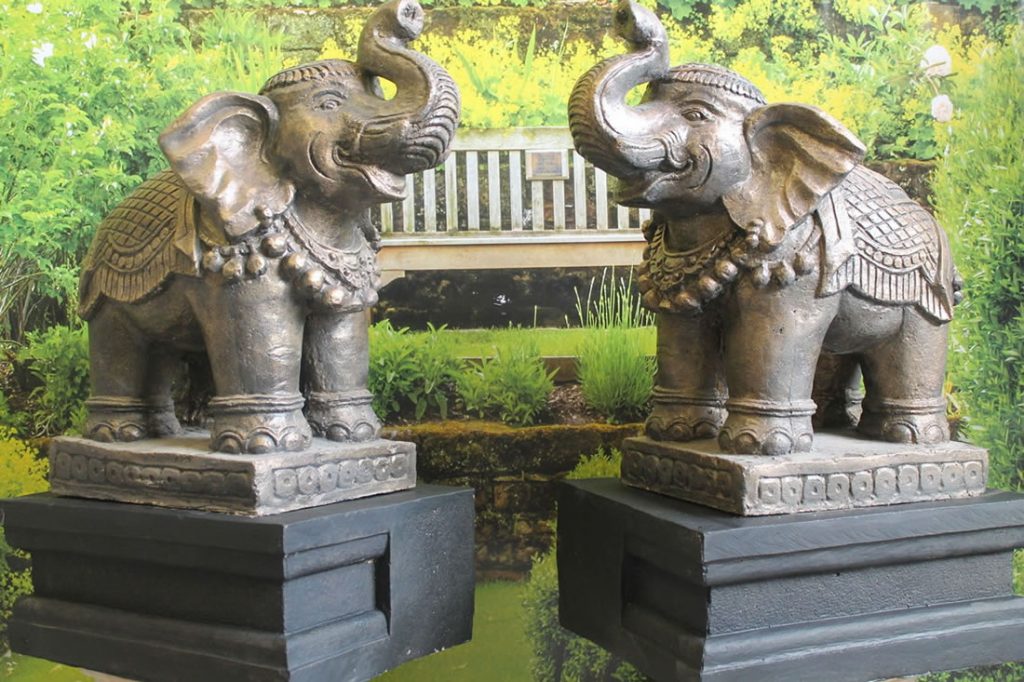 Large Elephant Fountain Statue - Stone Garden Ornaments & Garden ...