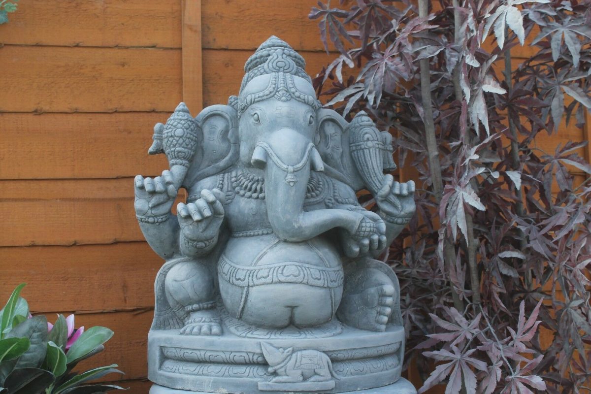 Lord Ganesh - Stone Garden Ornaments & Garden Statues in UK