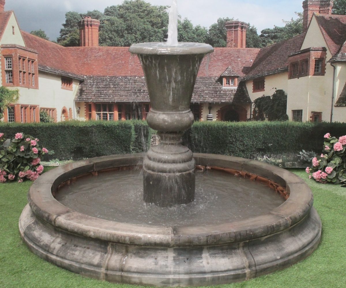 Kensington Urn Fountain Medium Cambridge Pool Surround Larger Pools ...