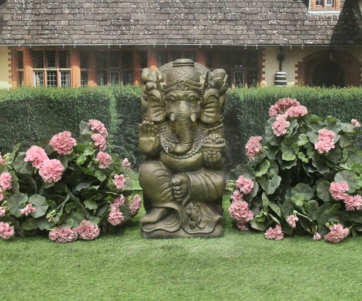 Lord Ganesh - Stone Garden Ornaments & Garden Statues in UK