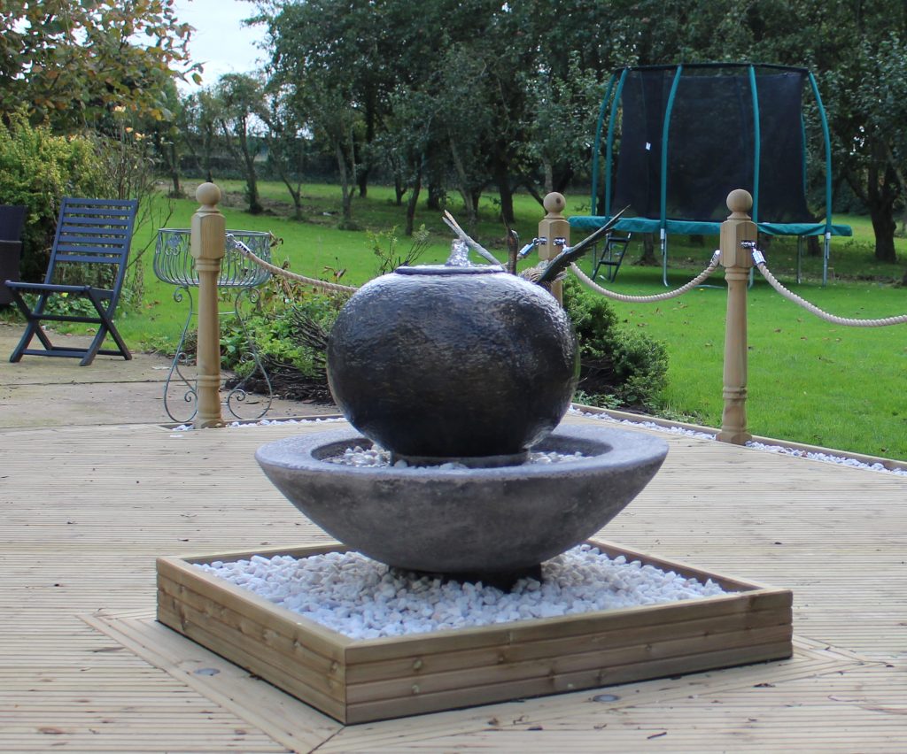 Modern Contemporary Patio Ball - Stone Garden Ornaments & Garden ...