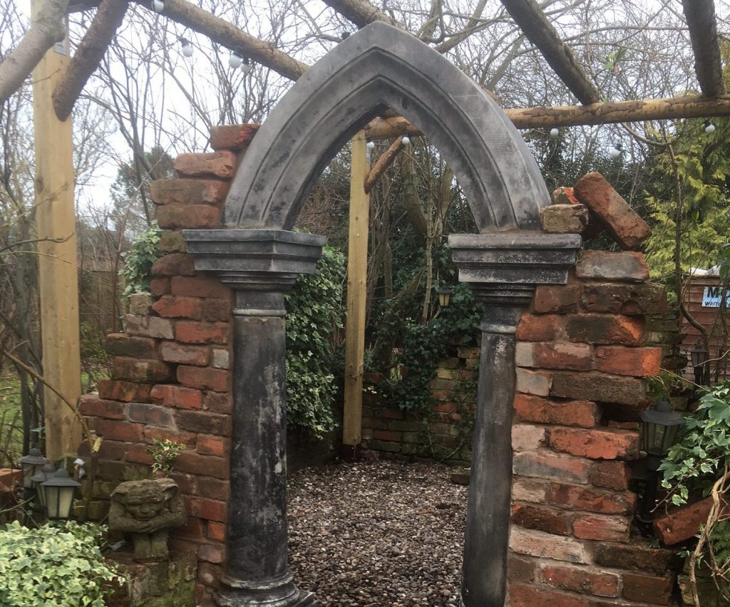 Large Ornamental Stone Arch or folly - Stone Garden Ornaments & Garden ...