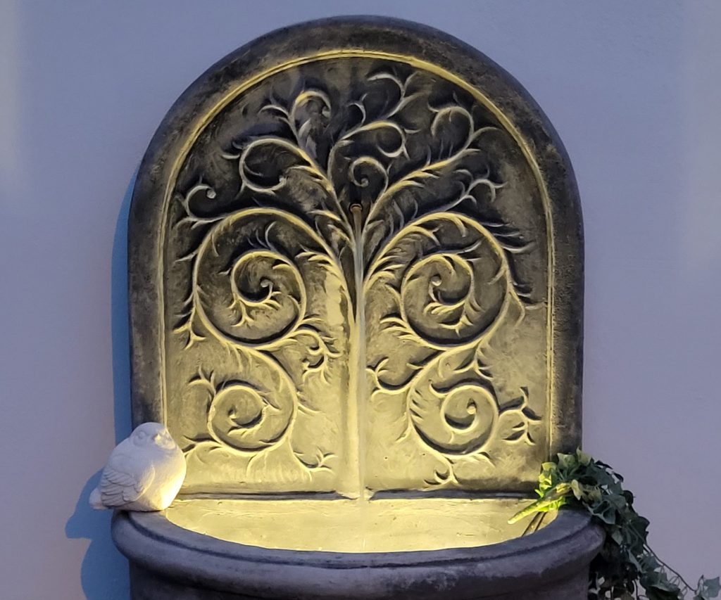 Athena Wall water fountain - Stone Garden Ornaments & Garden Statues in UK