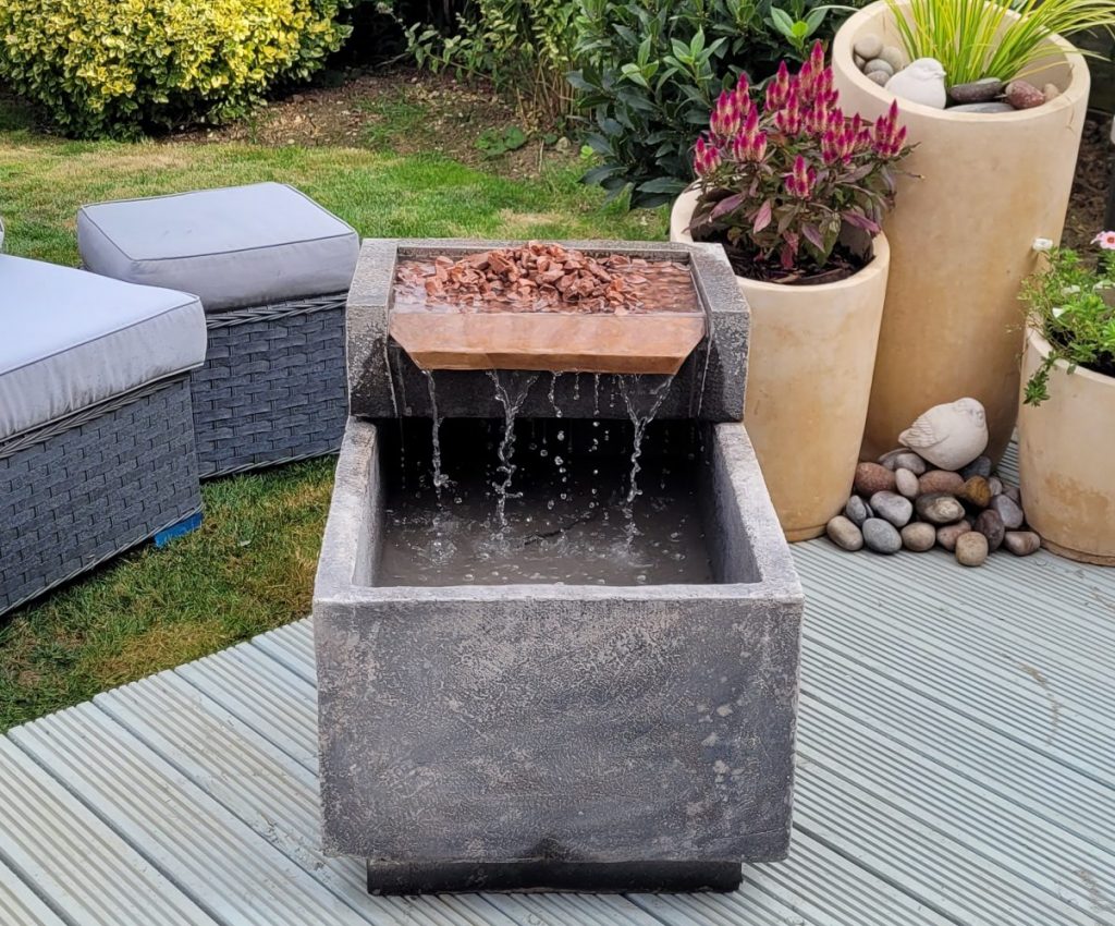Patio Water Fountain | Small Self Contained Water Features Fountain
