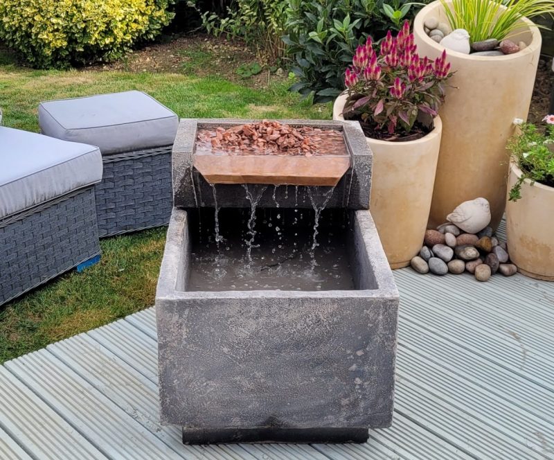 Patio Water Fountain | Small Self Contained Water Features Fountain