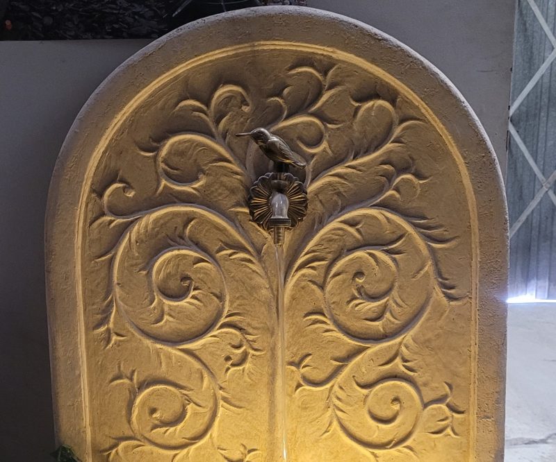 Athena Wall water fountain - Stone Garden Ornaments & Garden Statues in UK