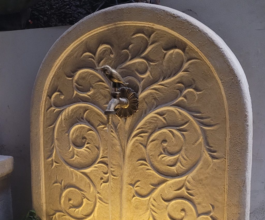 Athena Wall water fountain - Stone Garden Ornaments & Garden Statues in UK