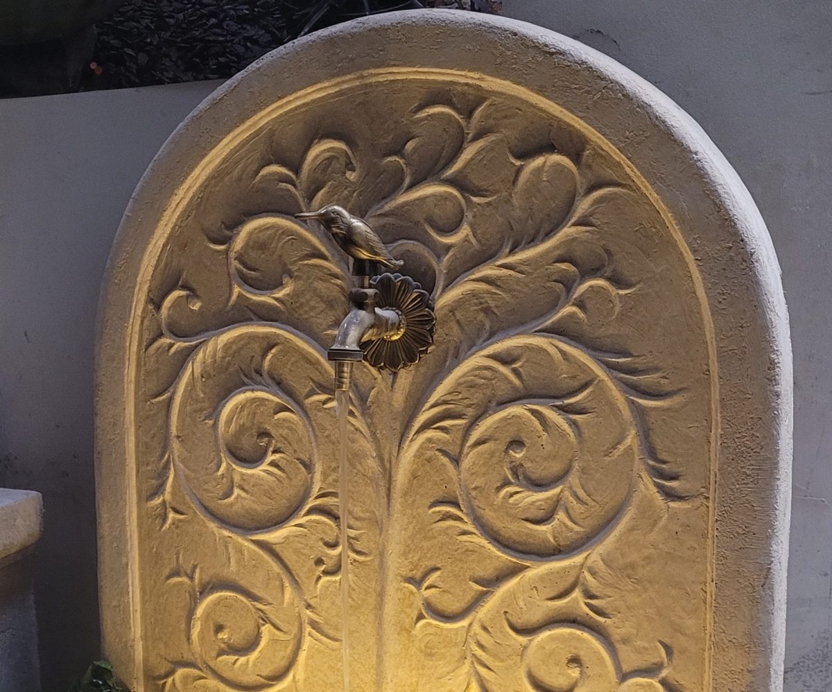 Athena Wall water fountain - Stone Garden Ornaments & Garden Statues in UK