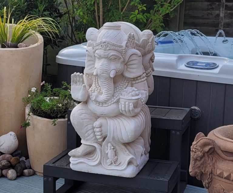 Lord Ganesh - Stone Garden Ornaments & Garden Statues in UK