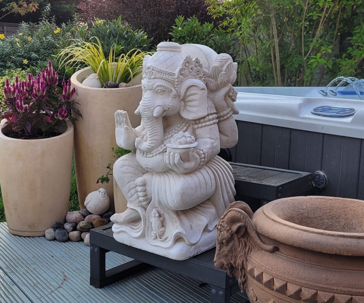 Lord Ganesh - Stone Garden Ornaments & Garden Statues in UK