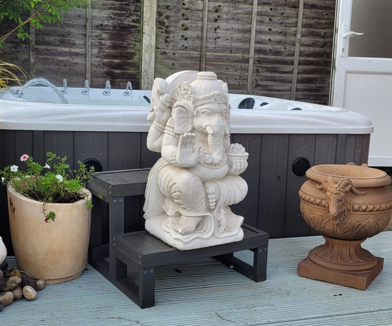Lord Ganesh - Stone Garden Ornaments & Garden Statues in UK