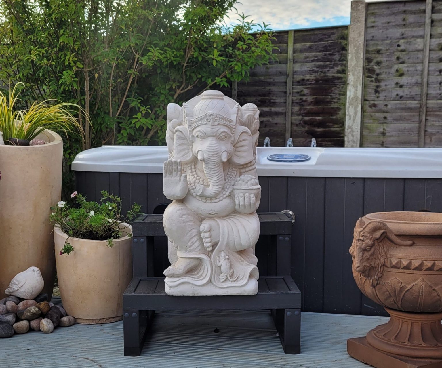 Lord Ganesh - Stone Garden Ornaments & Garden Statues in UK