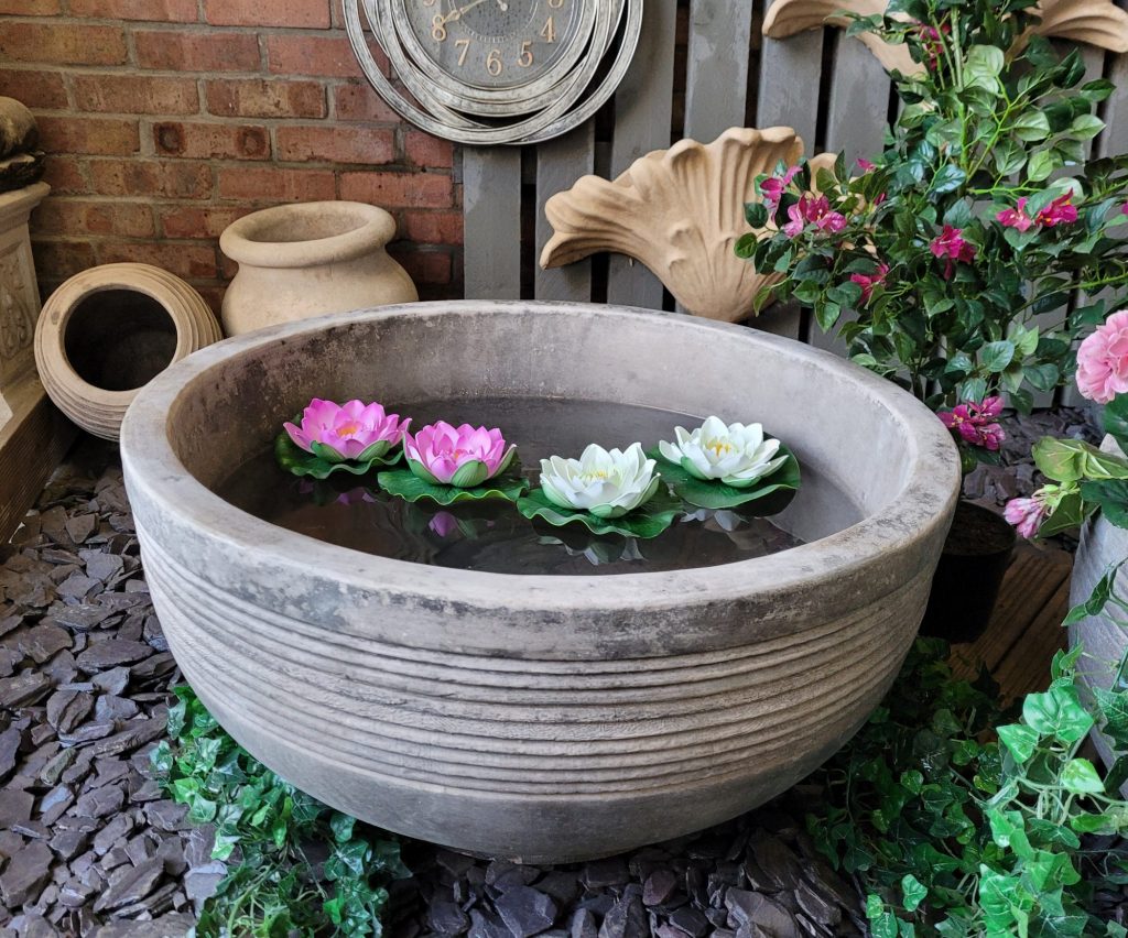 Circulum Water Garden tub pot - Stone Garden Ornaments & Garden Statues ...