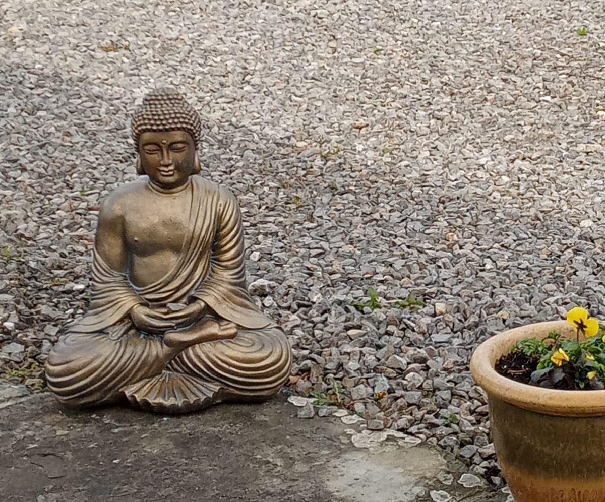 Compassion Buddha - Stone Garden Ornaments & Garden Statues in UK