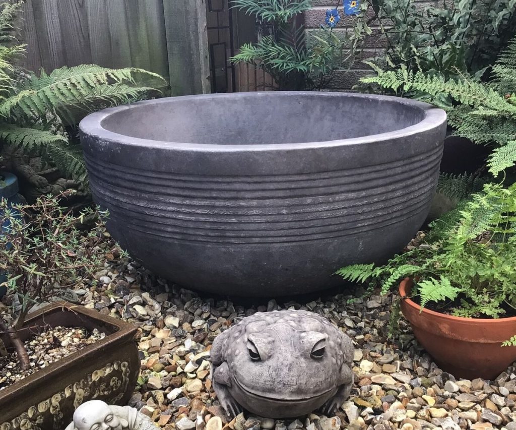 Circulum planting tub pot - Stone Garden Ornaments & Garden Statues in UK
