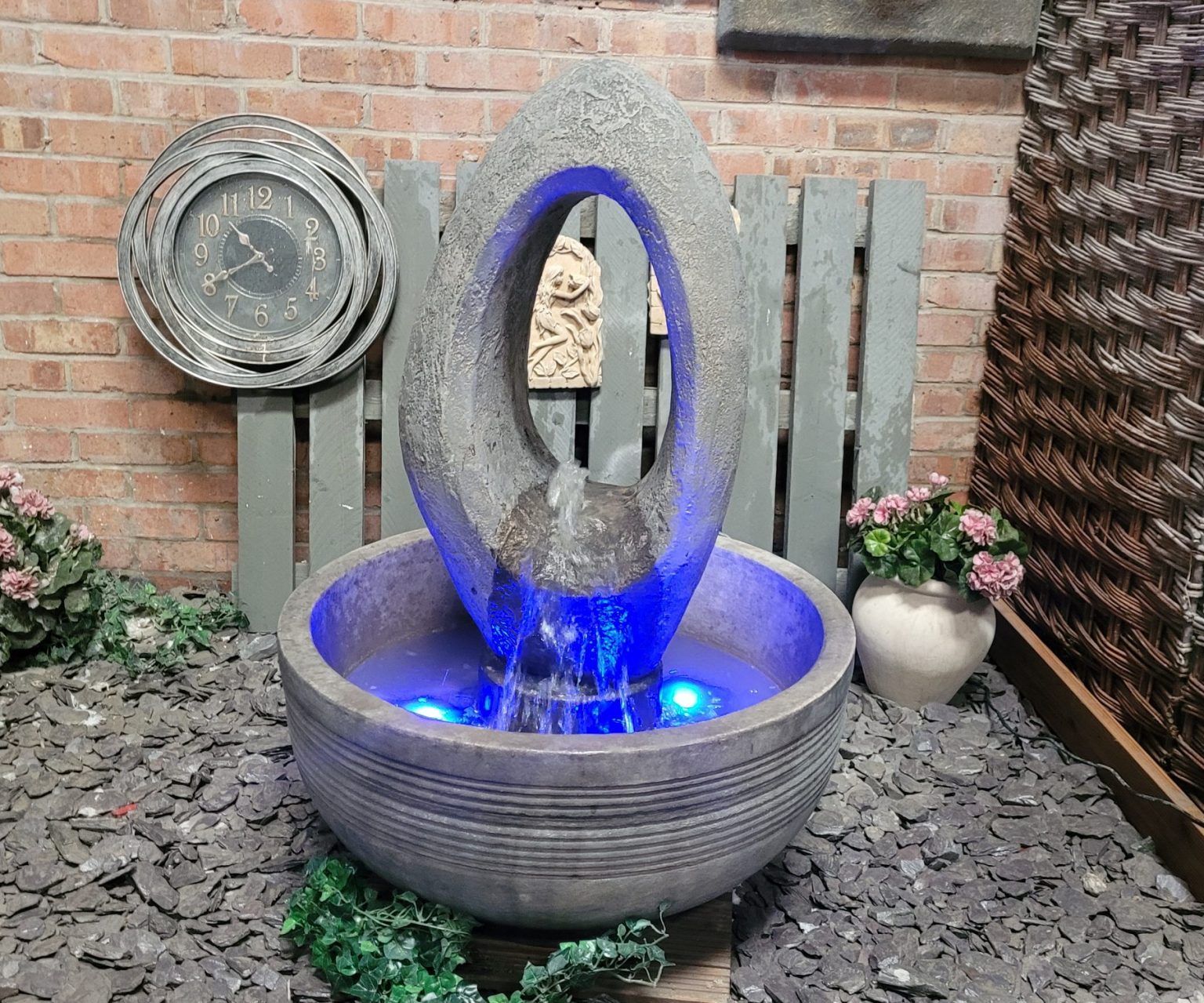 Patio Water Fountain | Small Self Contained Water Features Fountain