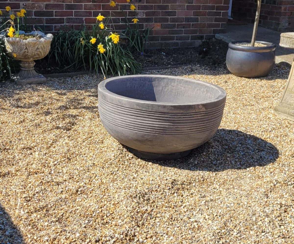 Circulum planting tub pot - Stone Garden Ornaments & Garden Statues in UK