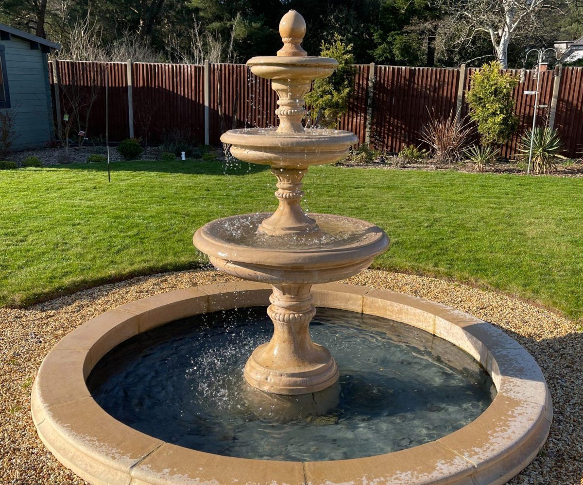 Small Aster Double Pool Surround - Stone Garden Ornaments & Garden ...