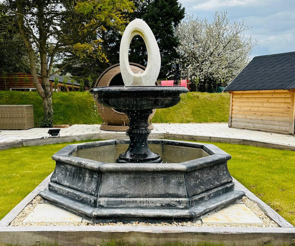 Edwardian Eye or Edwardian Ball Fountain with Small Brecon Pool ...
