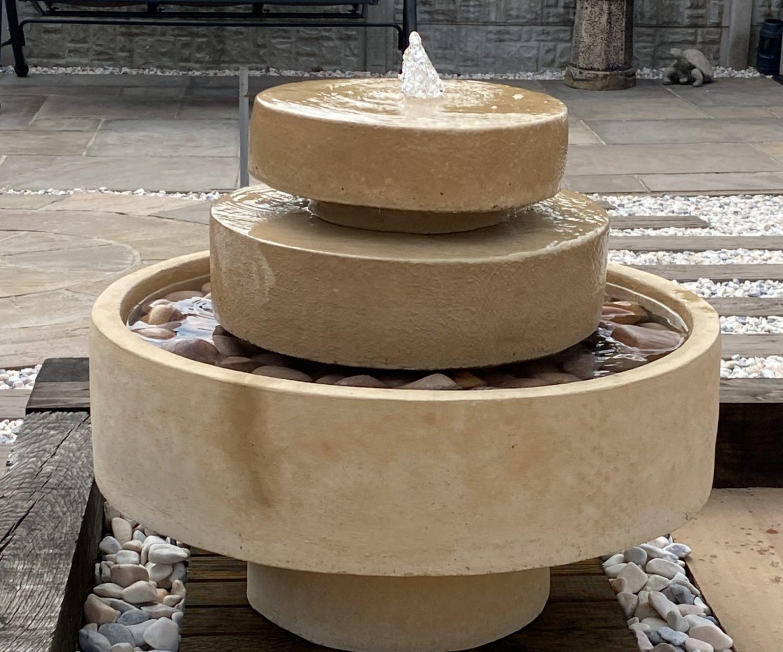 Patio Water Fountain | Small Self Contained Water Features Fountain