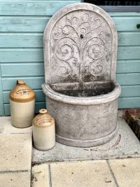 Athena Wall water fountain - Stone Garden Ornaments & Garden Statues in UK