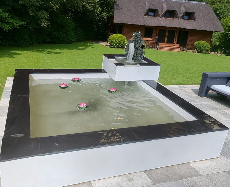 Large Double square Hayward pool with display pump - Stone Garden ...